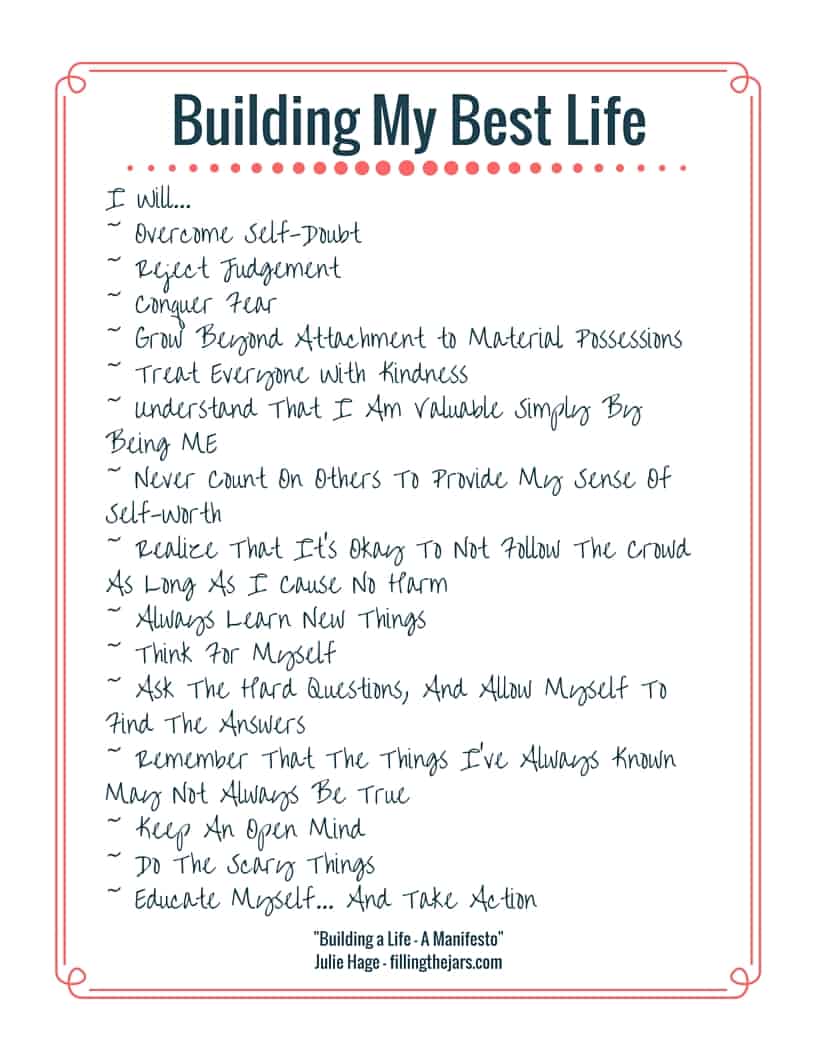 3 Steps to Build Your Best Life EVERY DAY | Filling the Jars