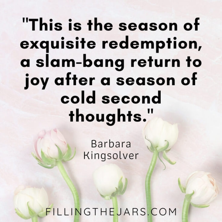 21 Spring Motivational Quotes to Welcome the Season | Filling the Jars