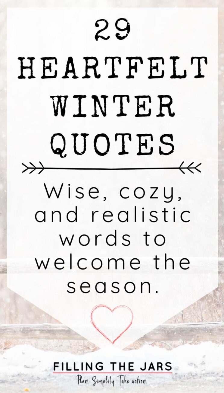 29 Winter Quotes: Wise and Cozy Words for an Inspired Season | Filling ...