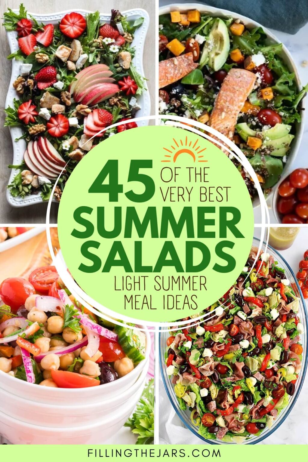 45 Summer Salads That Are Amazing Light Summer Meal Ideas | Filling the ...