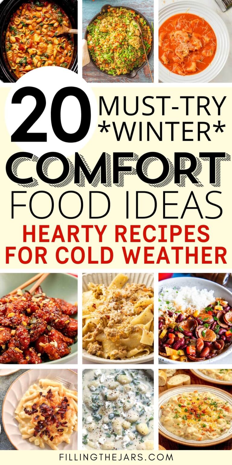 20 Cozy Winter Comfort Food Recipes | Filling the Jars