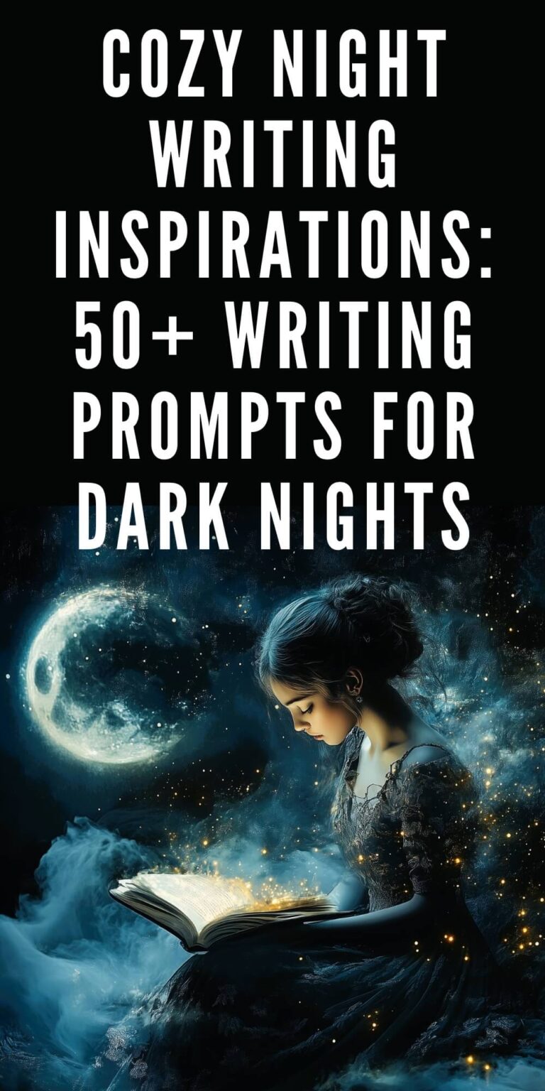 175 Journal And Writing Prompts For Dark Cozy Nights | Filling the Jars
