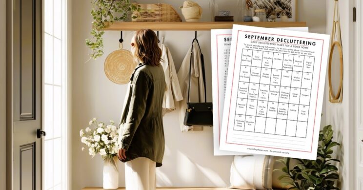 September Declutter Calendar: 30 Daily Clutter Buster Ideas To Kick Off ...